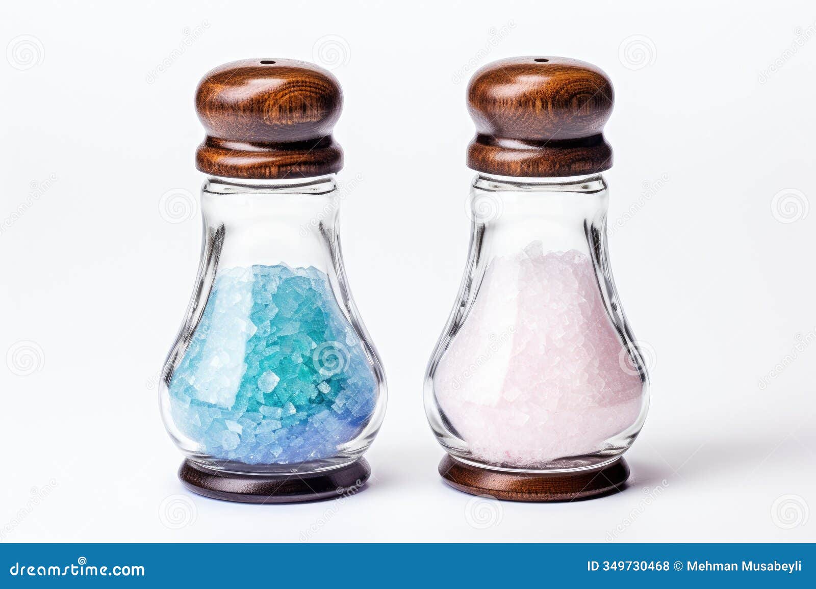 Glass Shakers on White Background Stock Illustration - Illustration of ...