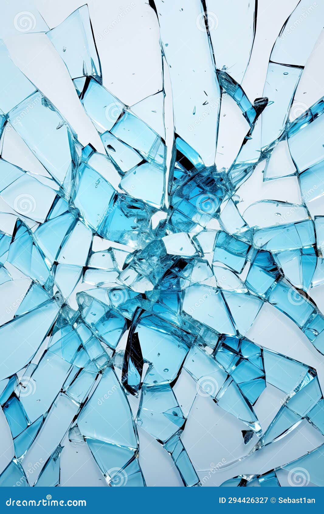Glass Shattering Creating A Striking Texture Concept On A Solid Background Royalty Free Stock