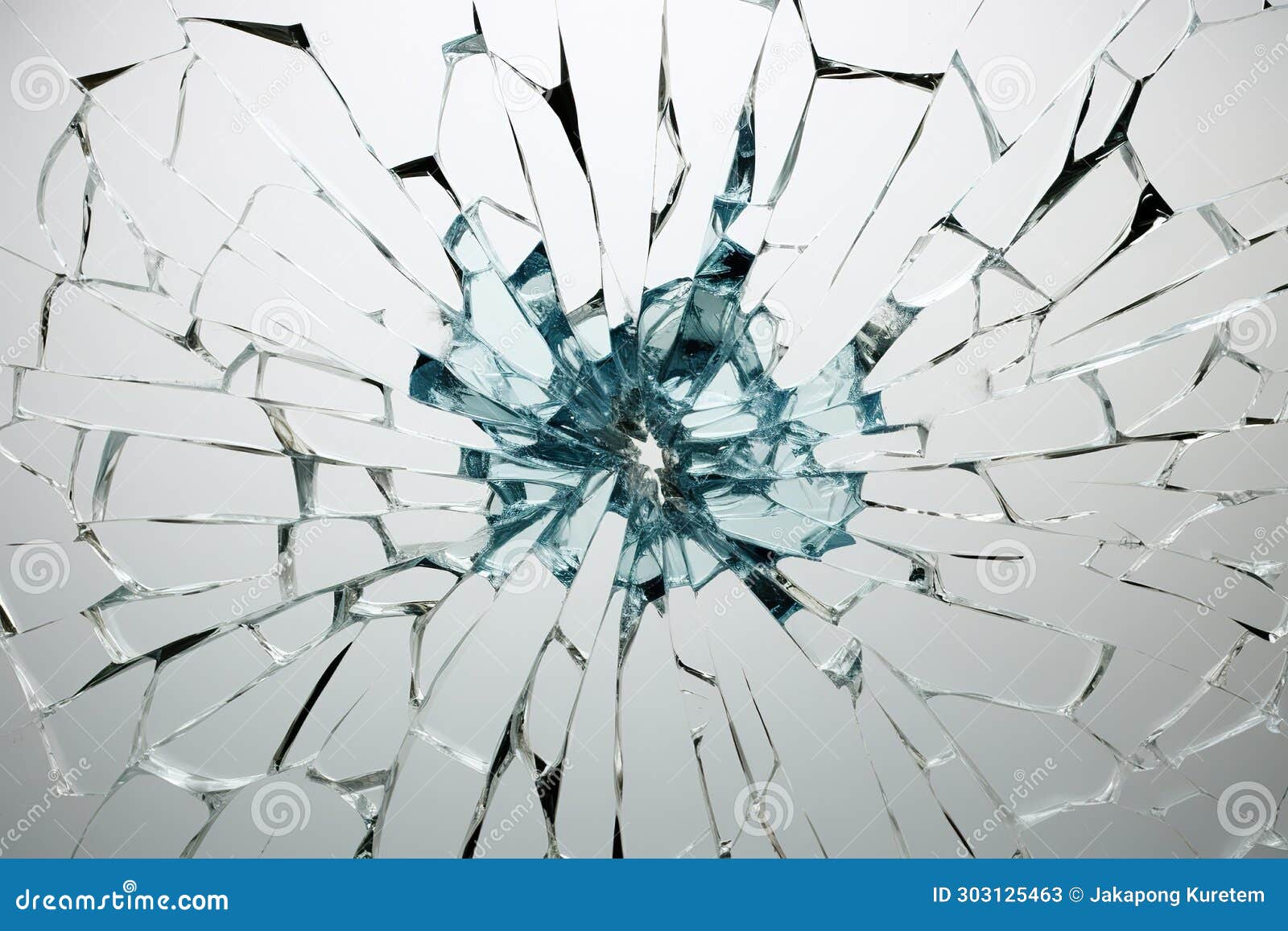Glass Shattering On White Background Stock Illustration Illustration Of Explode Bang 303125463
