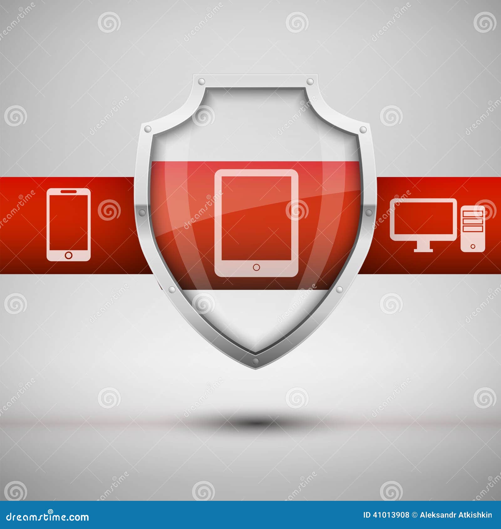 Glass Shield stock vector. Illustration of emblem, medieval - 41013908