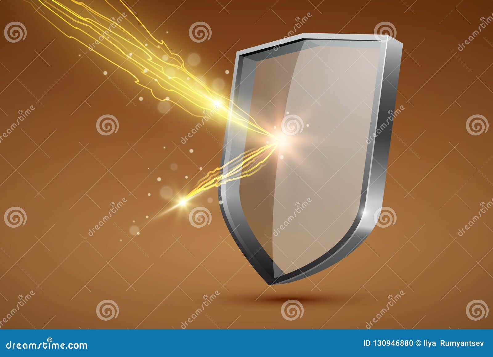 Glass Shield On Transparent Background. Acrylic Security Shield Or ...