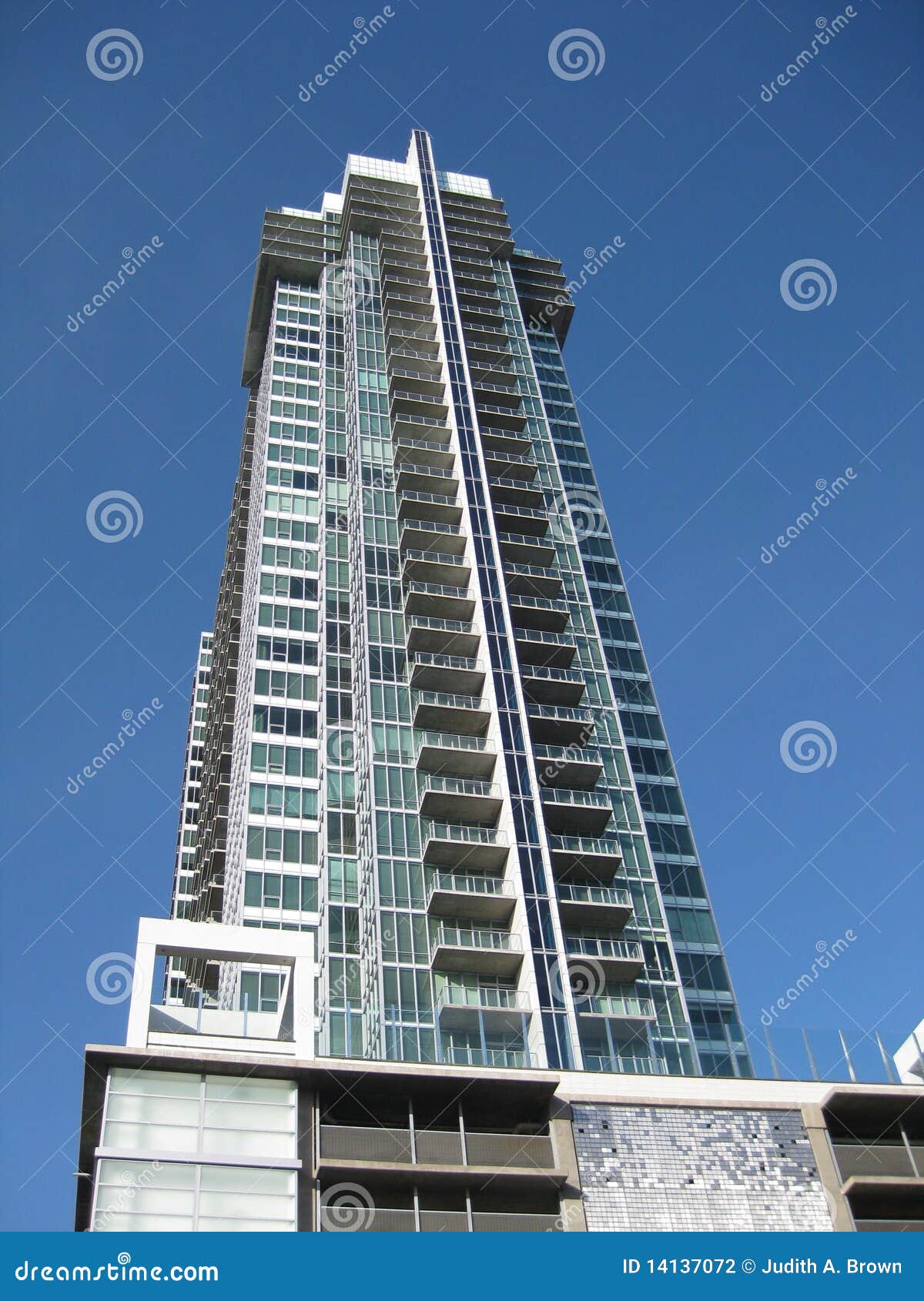 Glass Skyscraper stock photo. Image of surface, design - 14137072