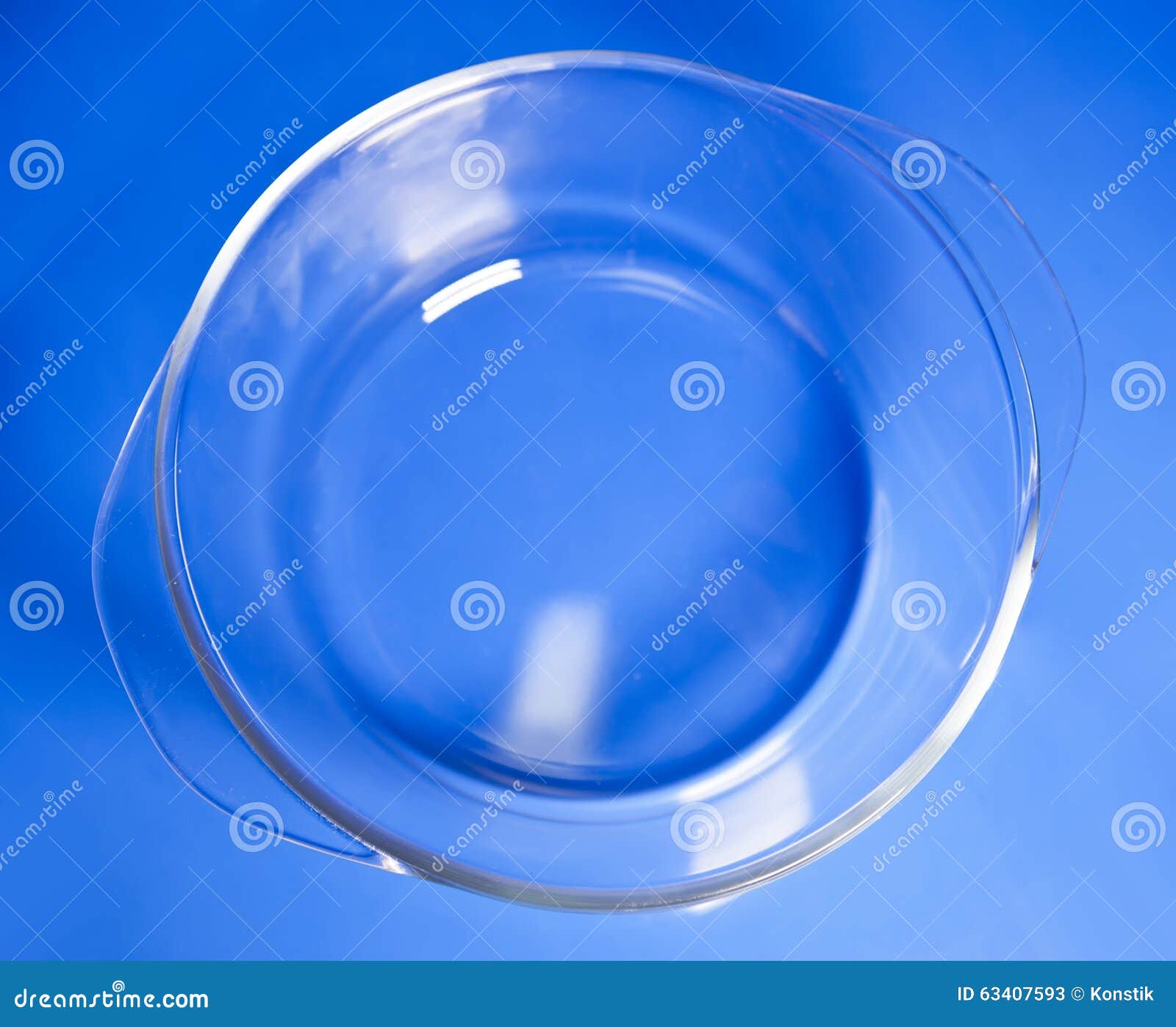 Glass Small Pan for Cooking. Stock Image - Image of cook, transparent ...