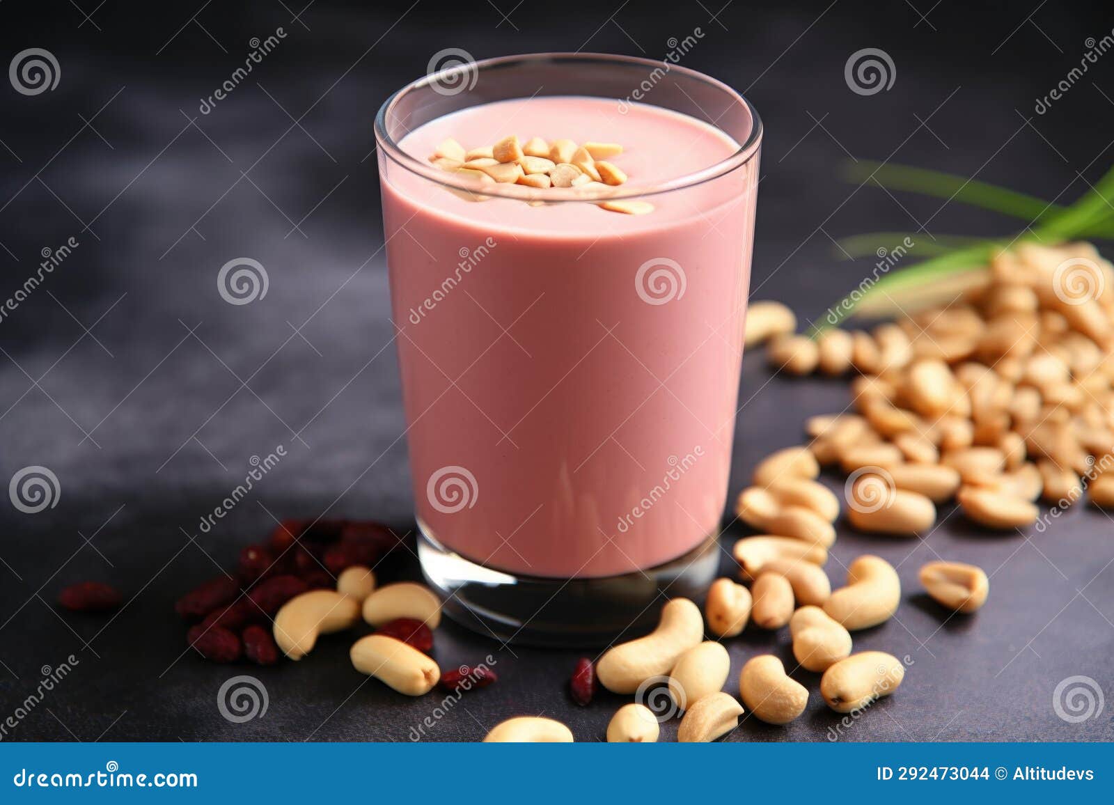 Scattered Peanuts Form The Background. Royalty-Free Stock Photography ...
