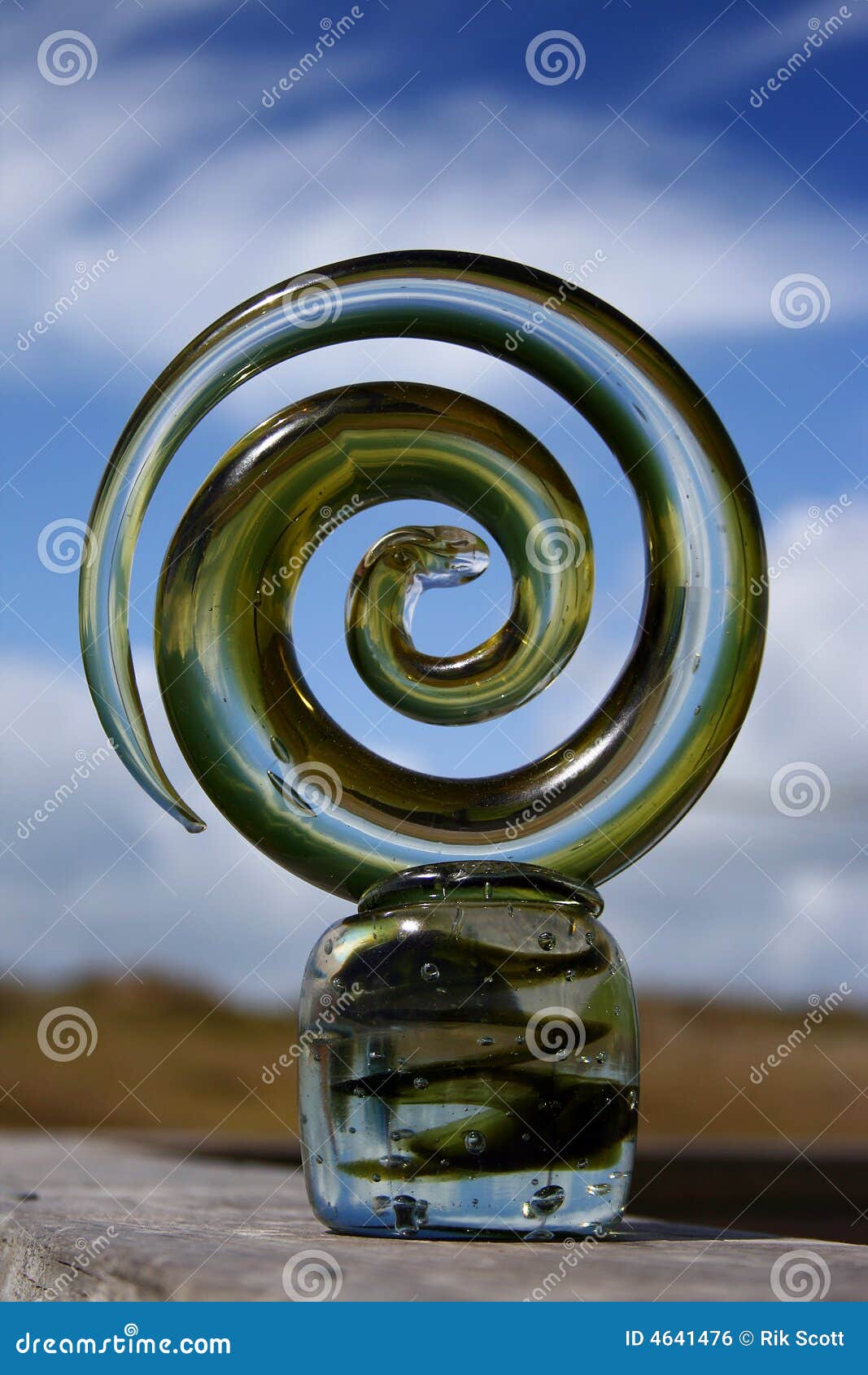 Glass snake sculpture stock photo. Image of molded, twirls - 4641476