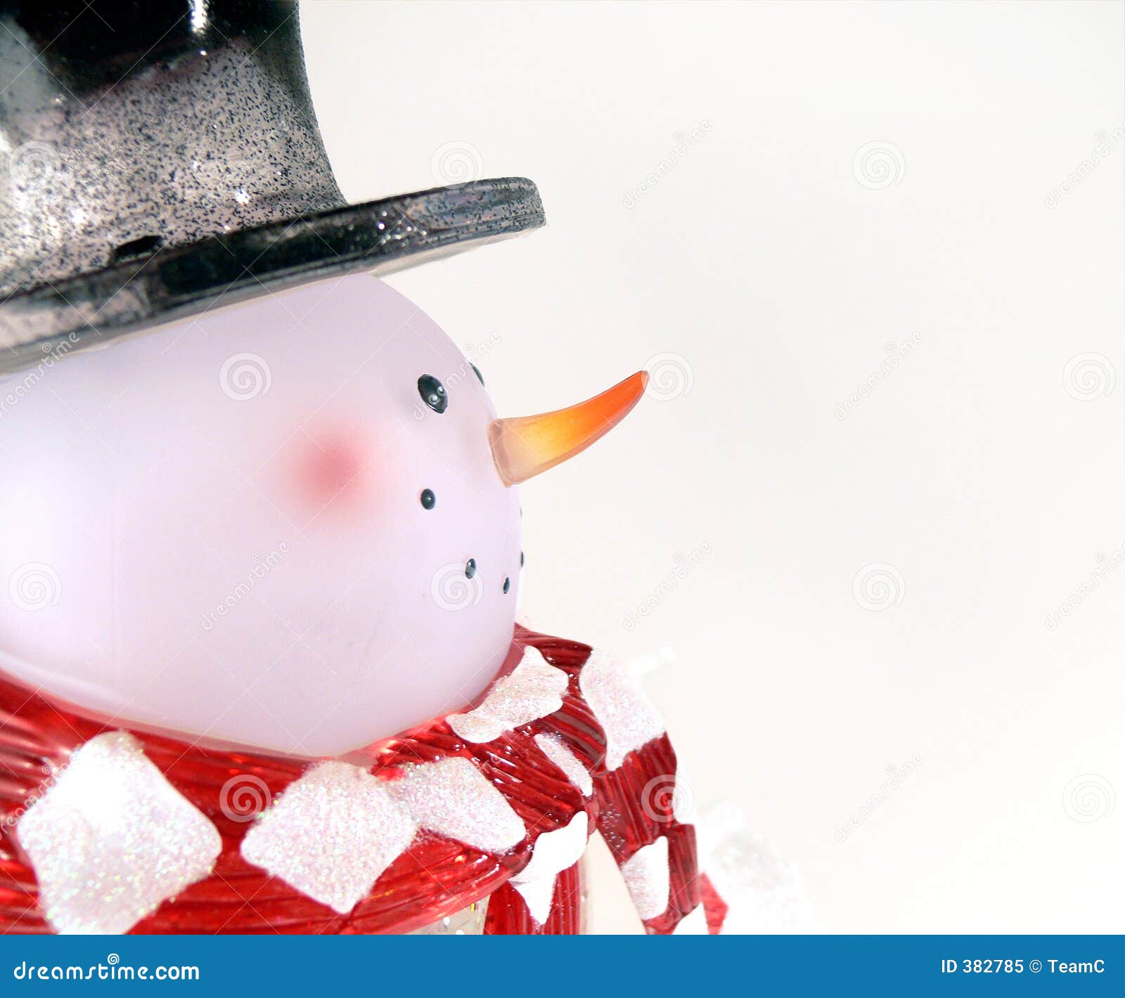 Glass Snowman stock image. Image of season, profile, holiday - 382785