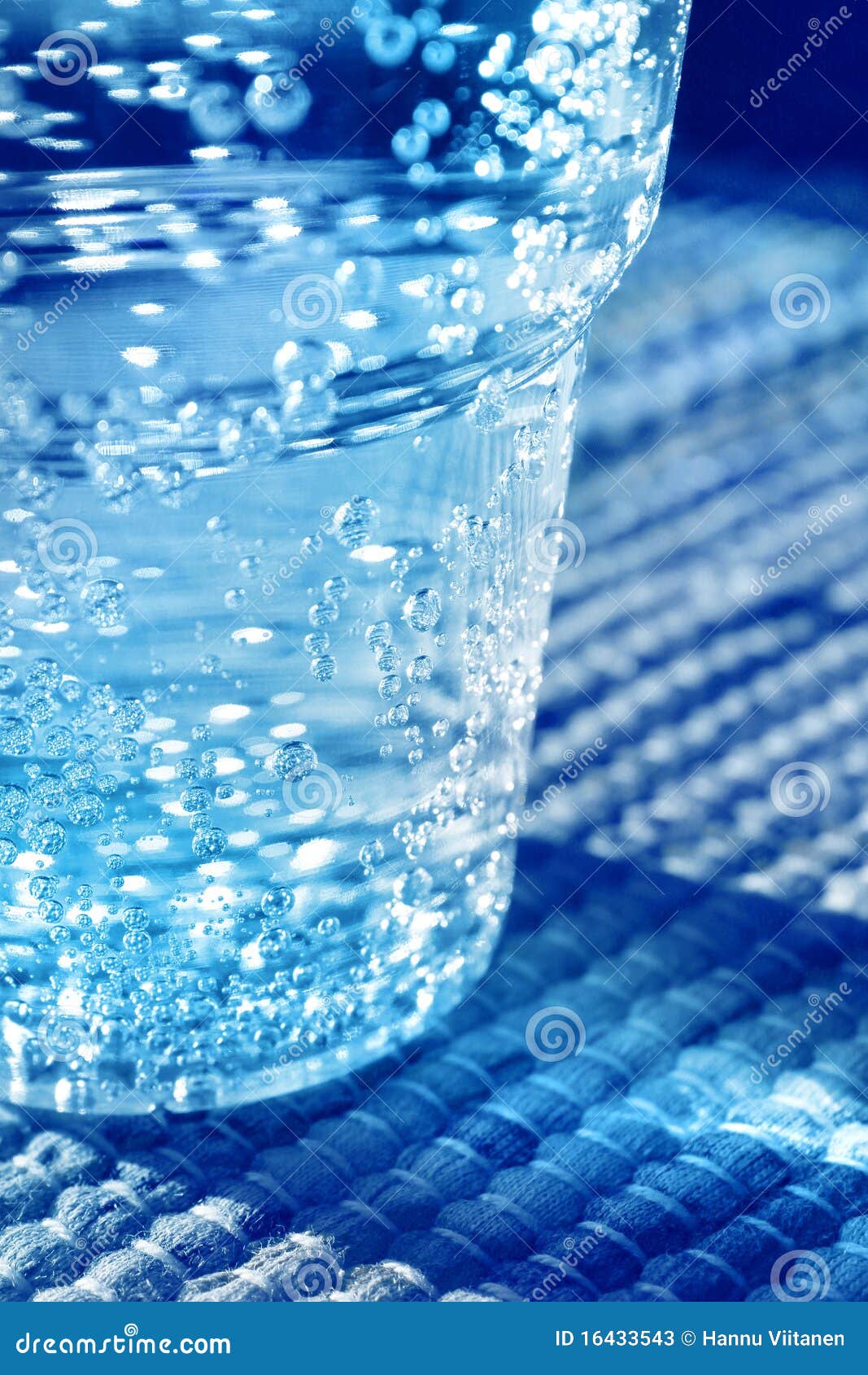 Glass Of Sparkling Water Stock Image Image Of White 16433543