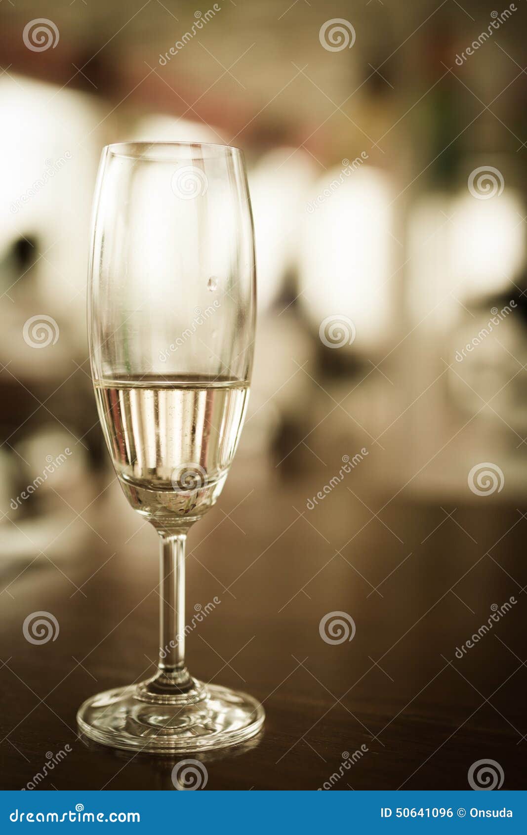 Glass of sparkling wine stock photo. Image of drink, retro - 50641096