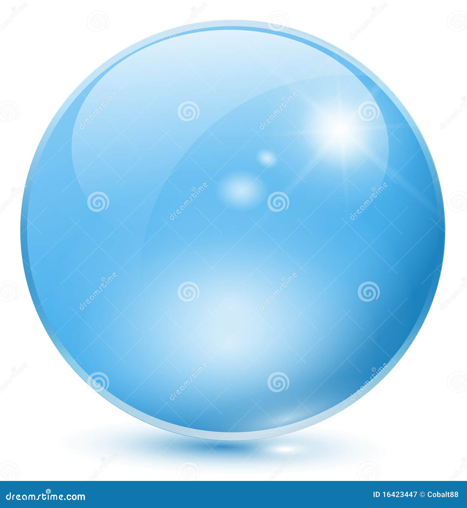 3d Glass Sphere World Isolated On White Background Texture With Shadow ...