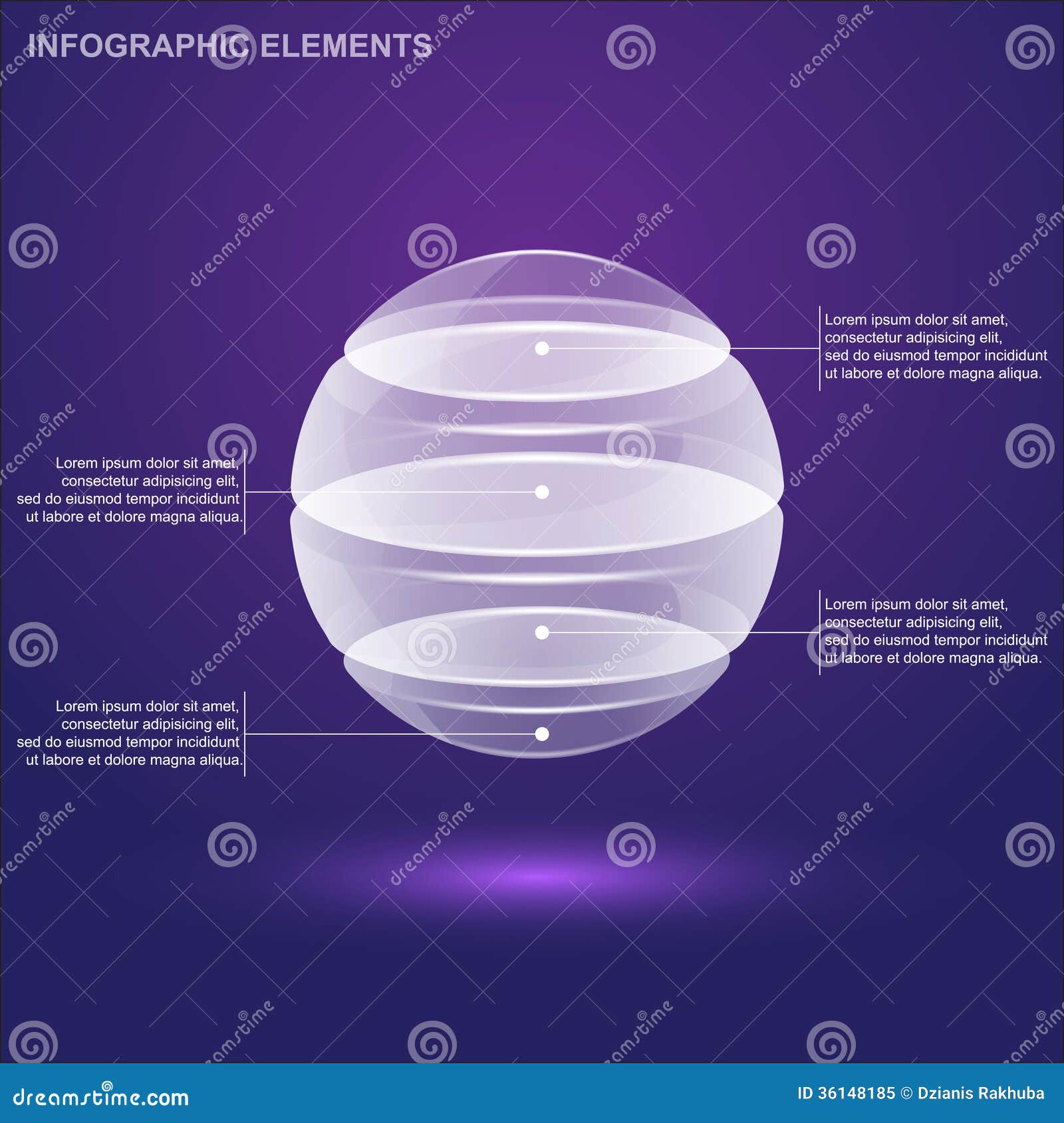 Sphere Infographic Diagram Icon Collection. Sphere Diagrams Icon Set On ...