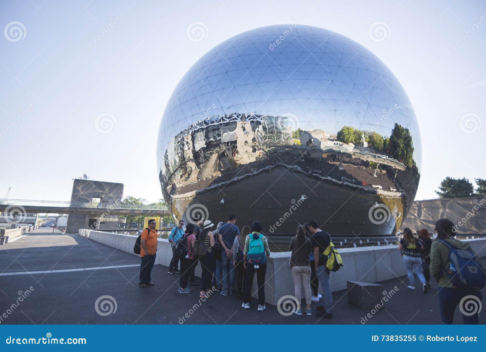 Glass Sphere on Park editorial image. Image of clear - 73835255