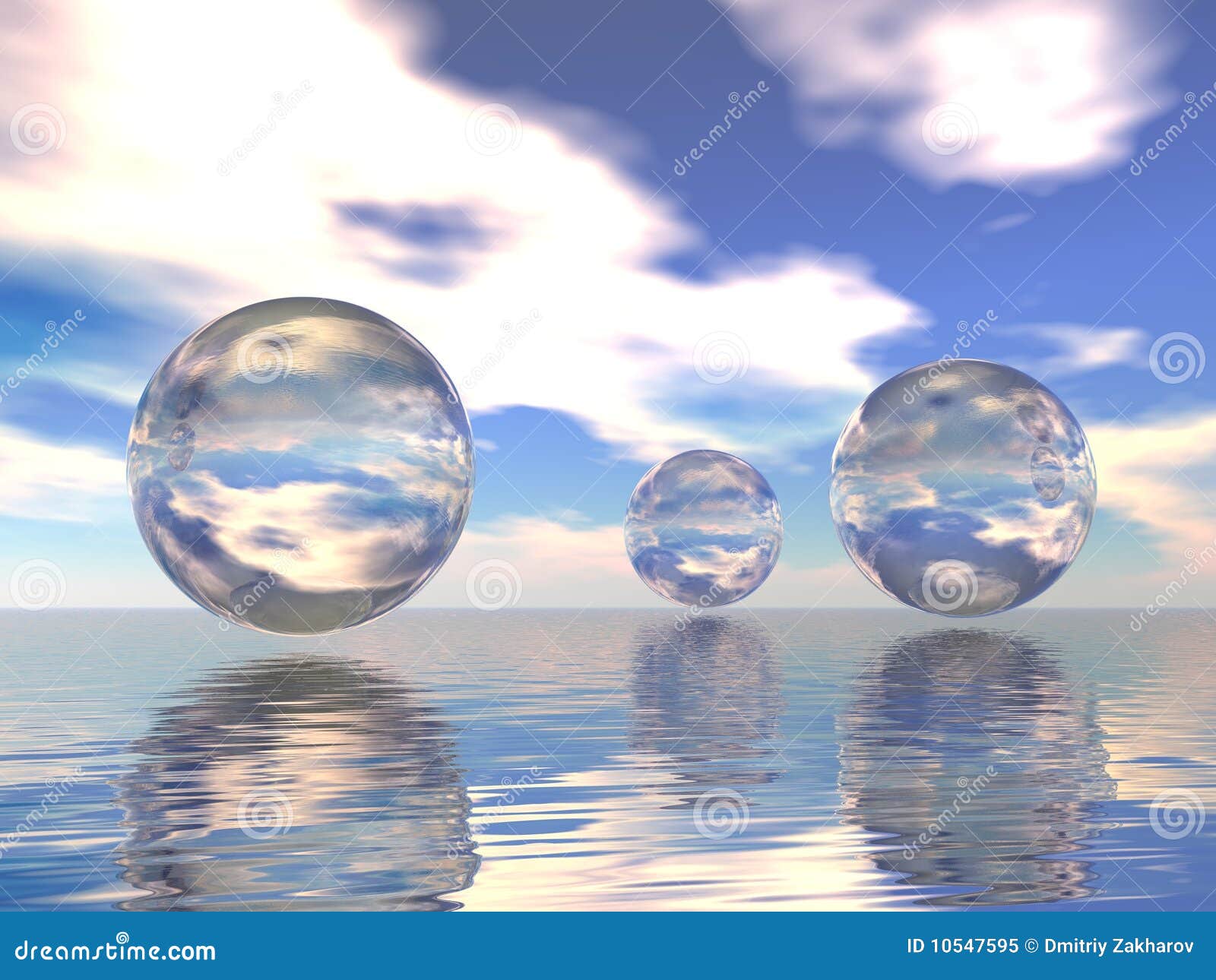 Glass spheres stock illustration. Illustration of circle - 10547595