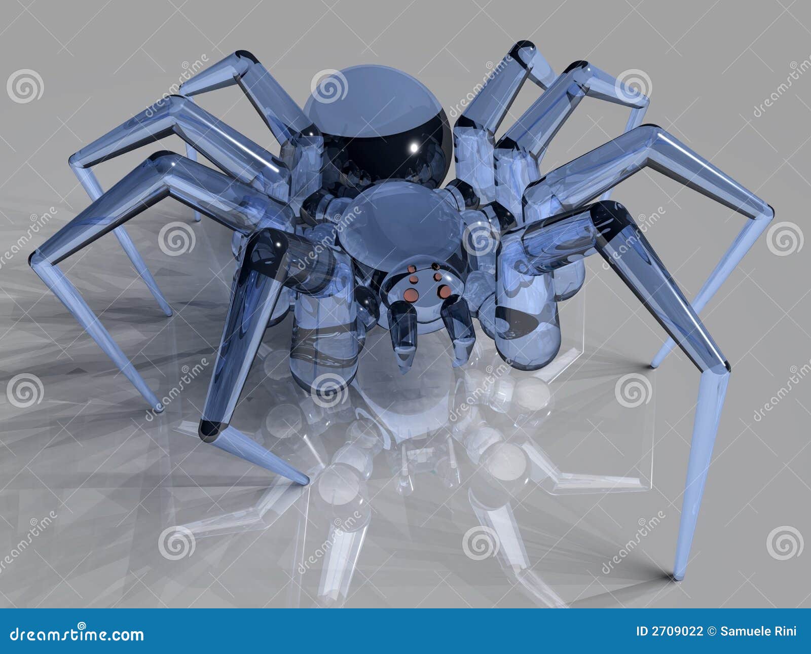 Glass Spider stock illustration. Illustration of dimensional - 2709022