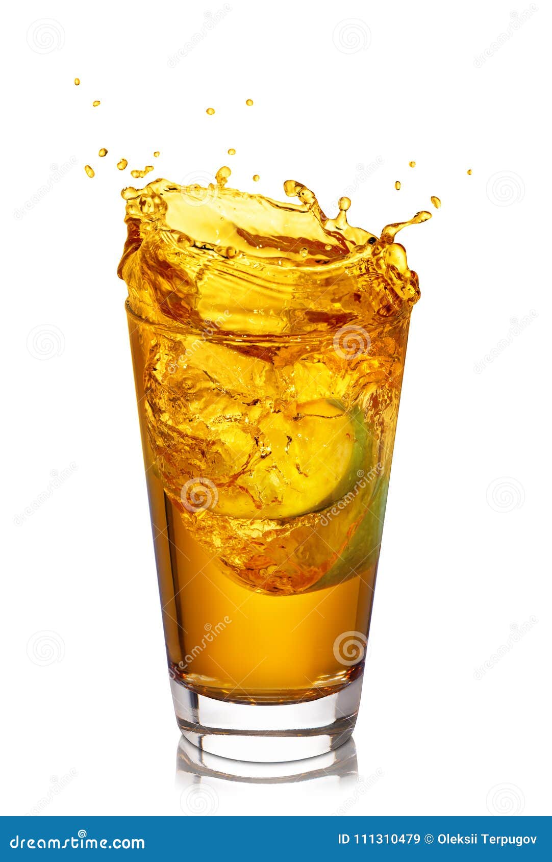 Glass of Splashing Apple Juice Stock Image - Image of healthy, object ...