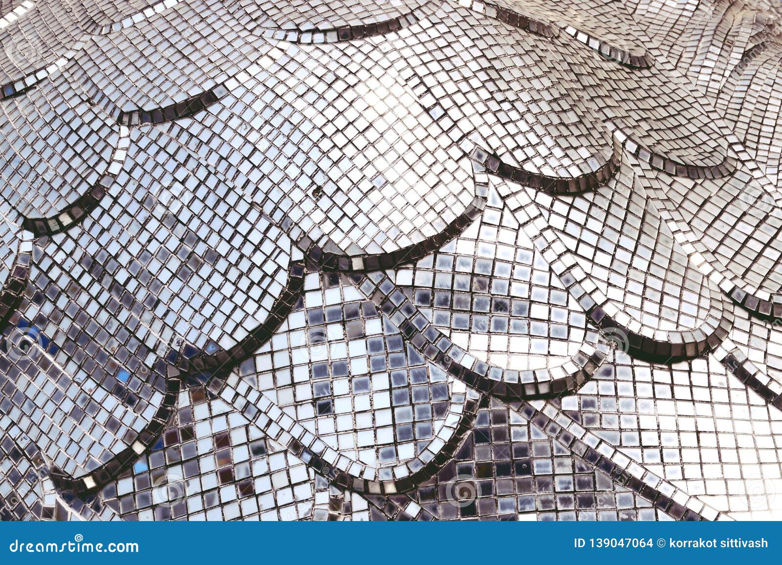 Glass Square Mosaic Tiles for Texture Background Stock Photo - Image of ...