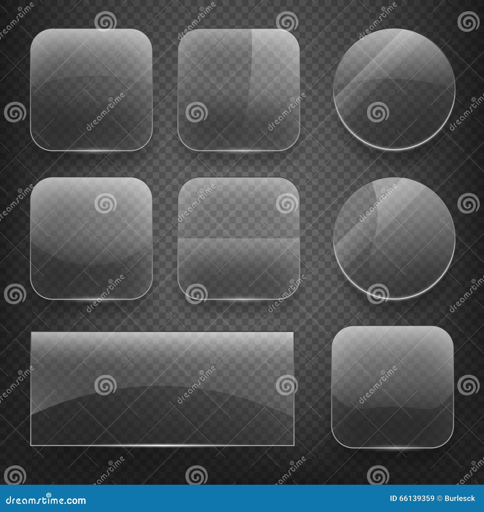 Rectangular Buttons Transparent Stock Illustrations – 179 Rectangular ...