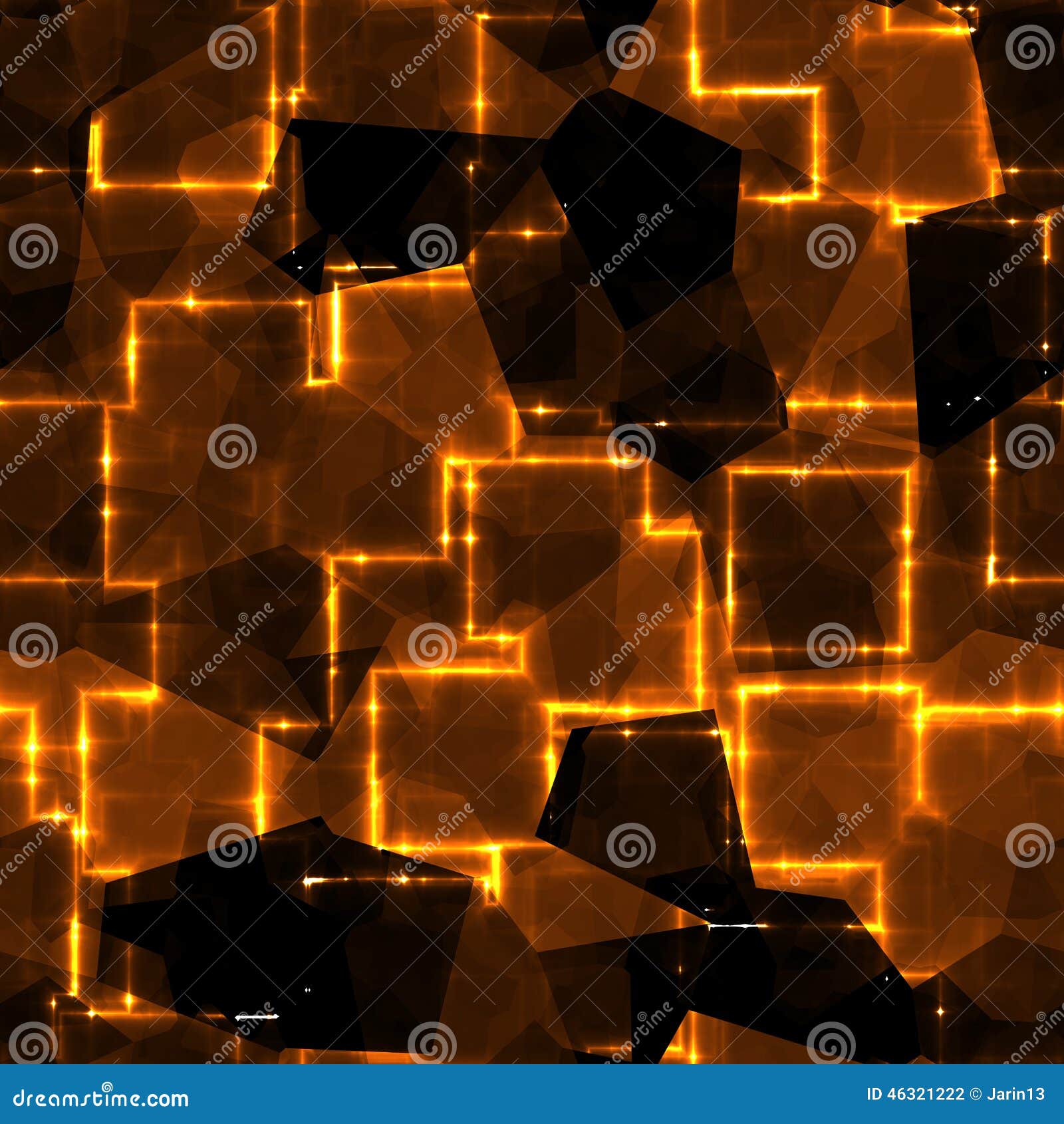 Glass square tiles in fire stock illustration. Illustration of texture ...