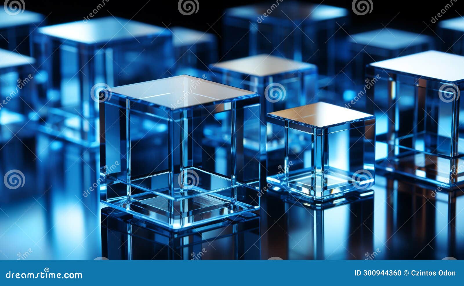 Glass Squares Wallpaper. Background Concept Stock Illustration ...