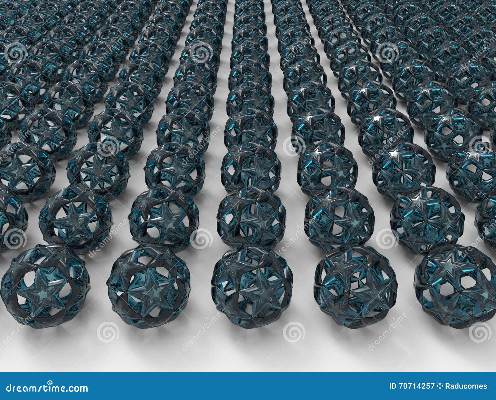 Glass Star Spheres Background Royalty-Free Illustration | CartoonDealer ...