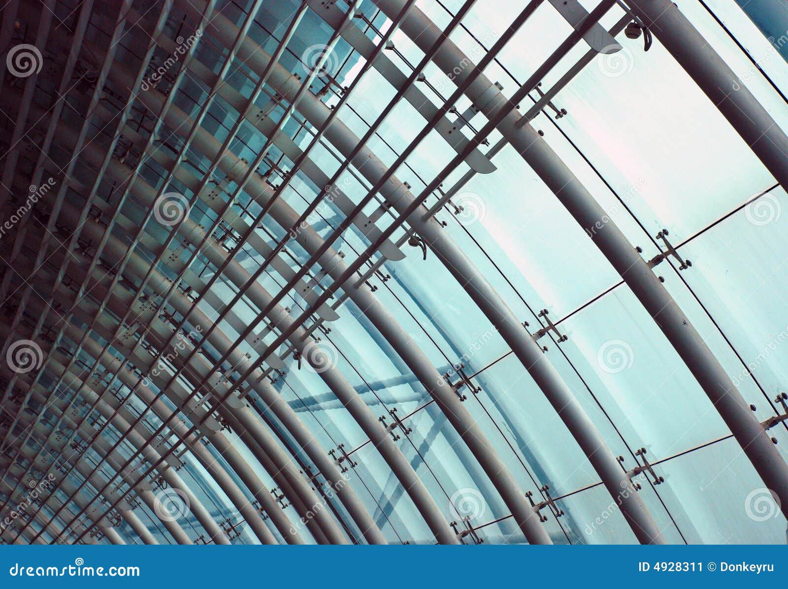 The glass and steel wall stock image. Image of glass, structure - 4928311