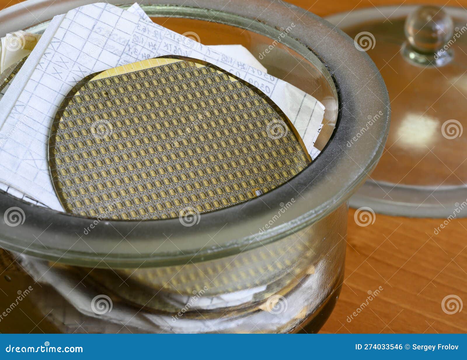 Glass Storage for Silicon Wafers with Microchips with Test Results ...