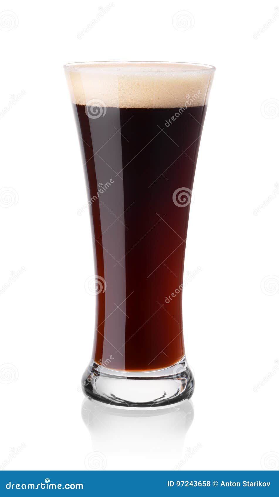 Glass of stout beer stock photo. Image of dark, beer - 97243658