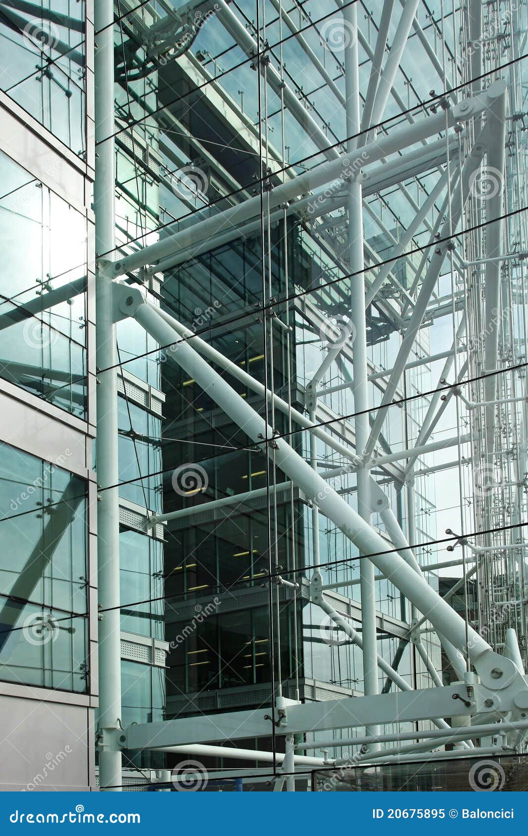 Glass Structure Stock Image Image Of England Modern 20675895