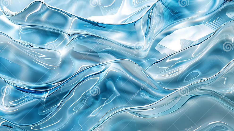 A Glass Surface that Mimics Water Ripples upon Touch, Ai Generated ...