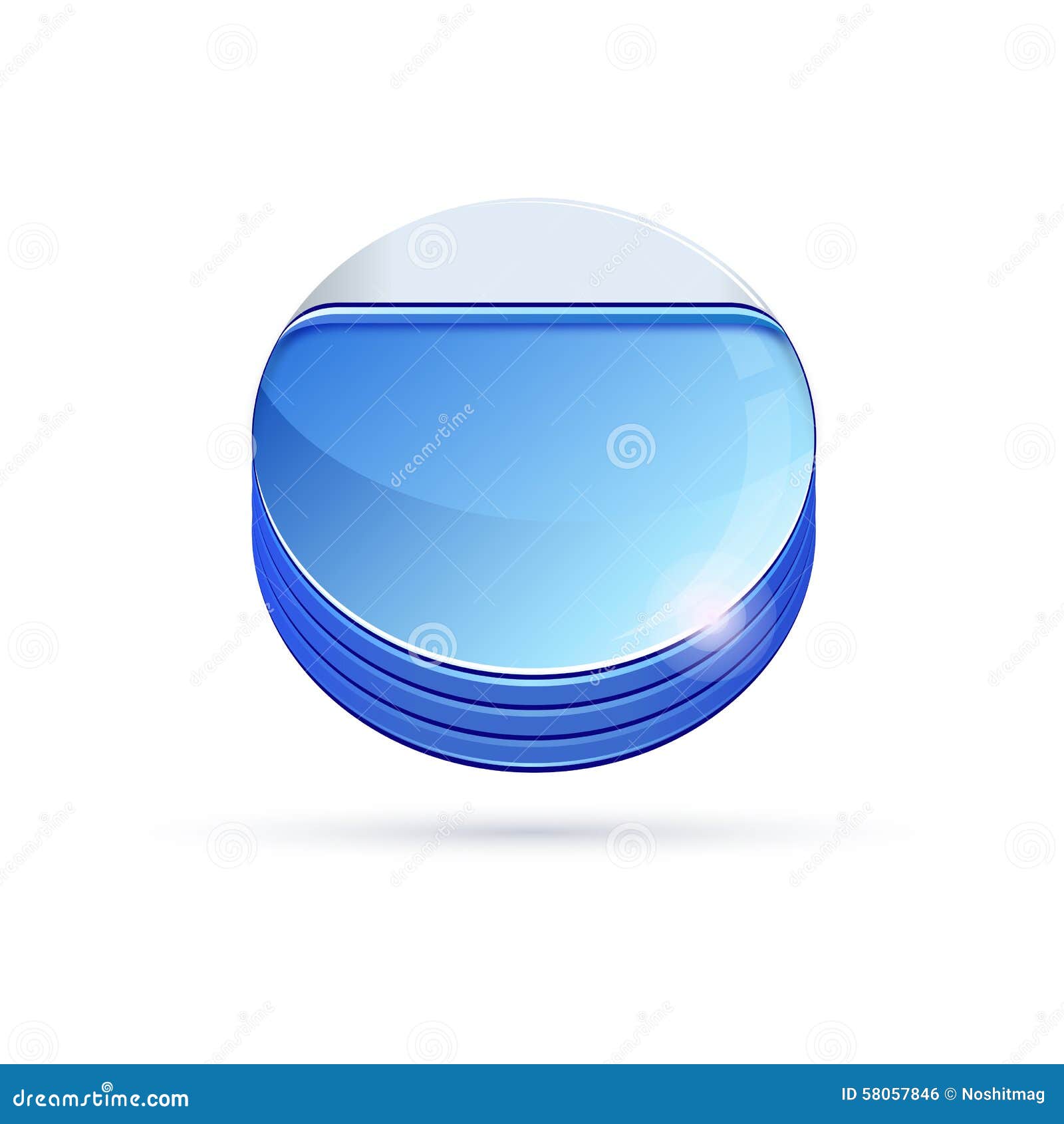 Glass symbol stock illustrationer. Illustration av lutning - 58057846