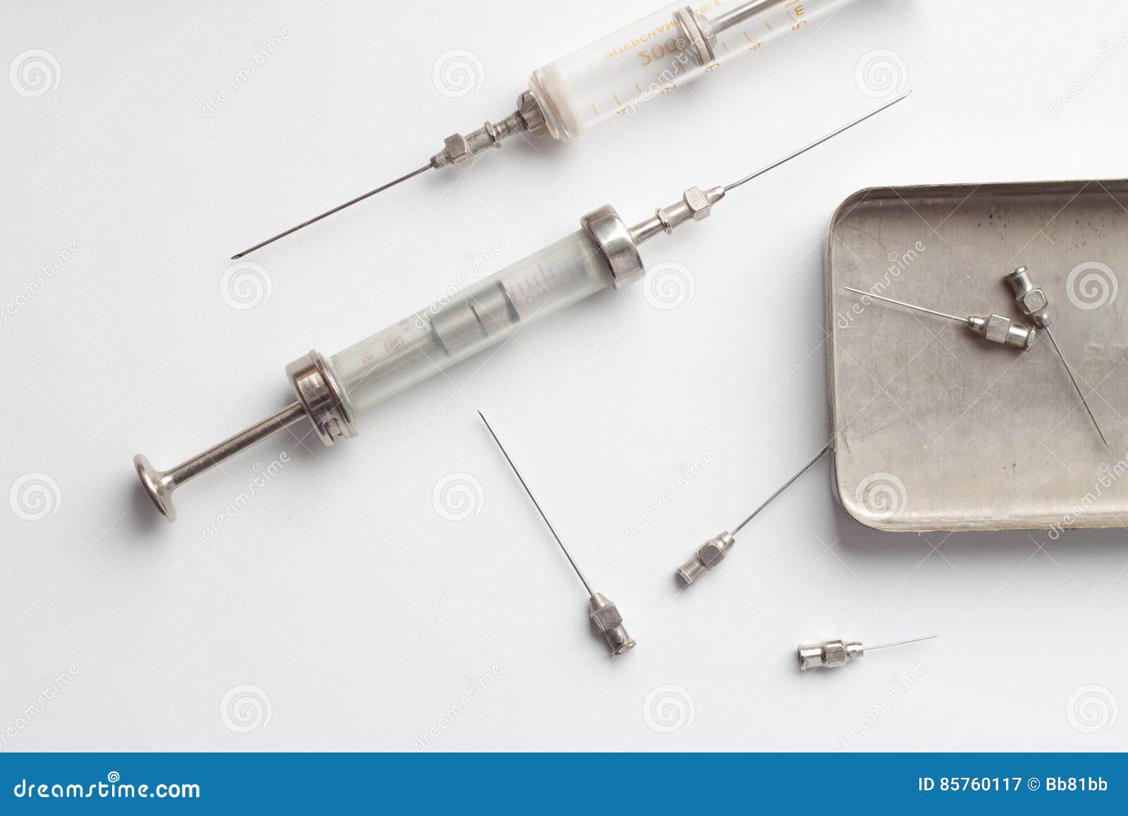 Glass Syringe for Injection Stock Image - Image of inject, blood: 85760117