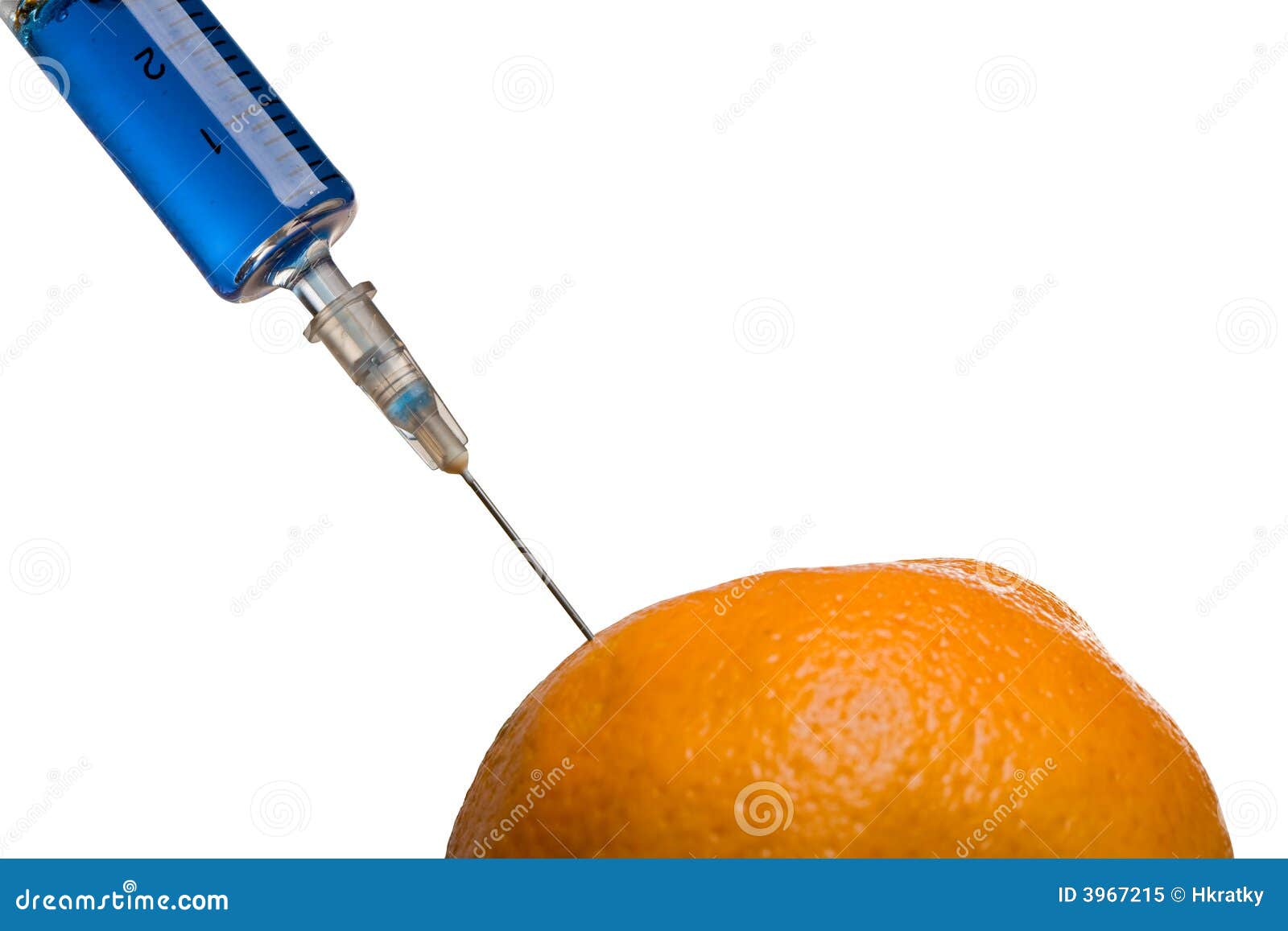 Glass syringe and orange stock image. Image of nutrition - 3967215