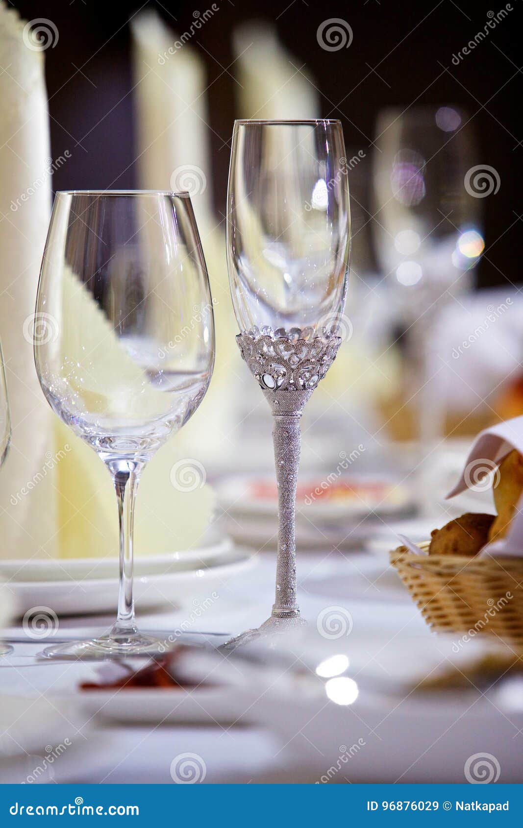 Glass stock image. Image of cristal, glass, table, bokal - 96876029