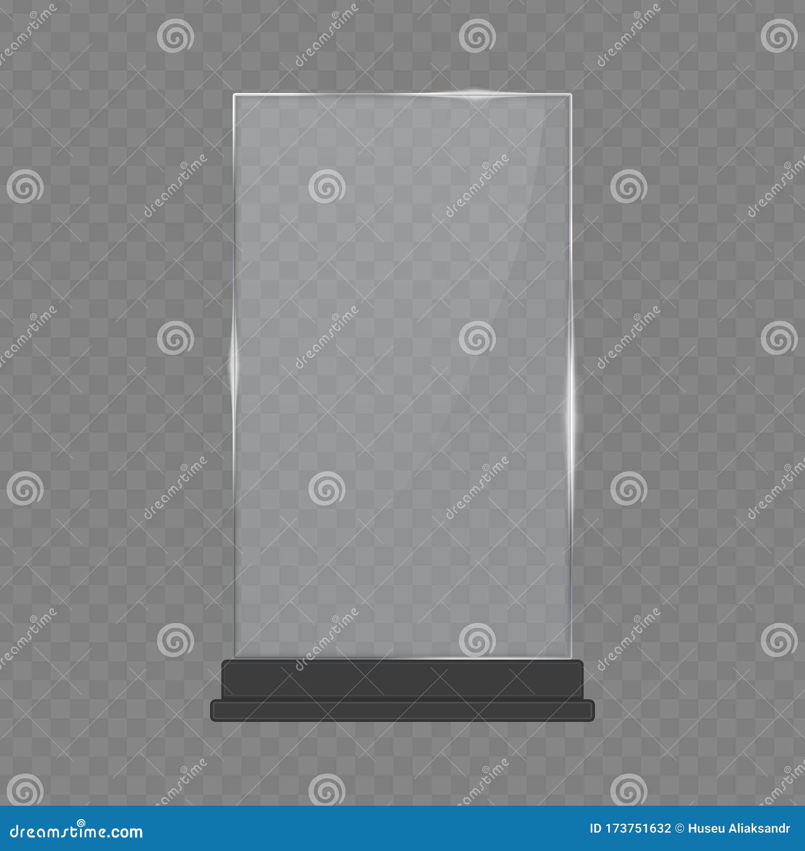 Table Display, Menu Holder Realistic Vector Set | CartoonDealer.com ...