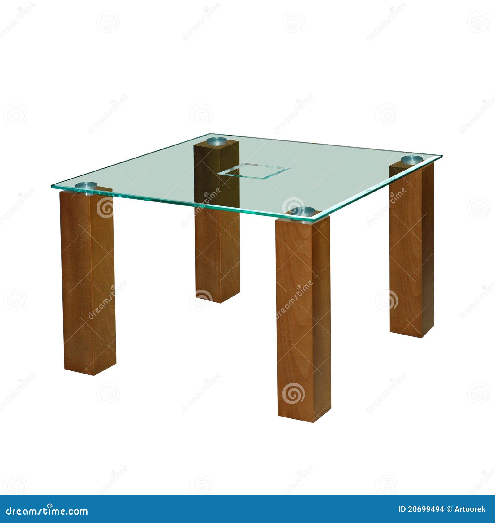 Glass table isolated stock photo. Image of table, style - 20699494