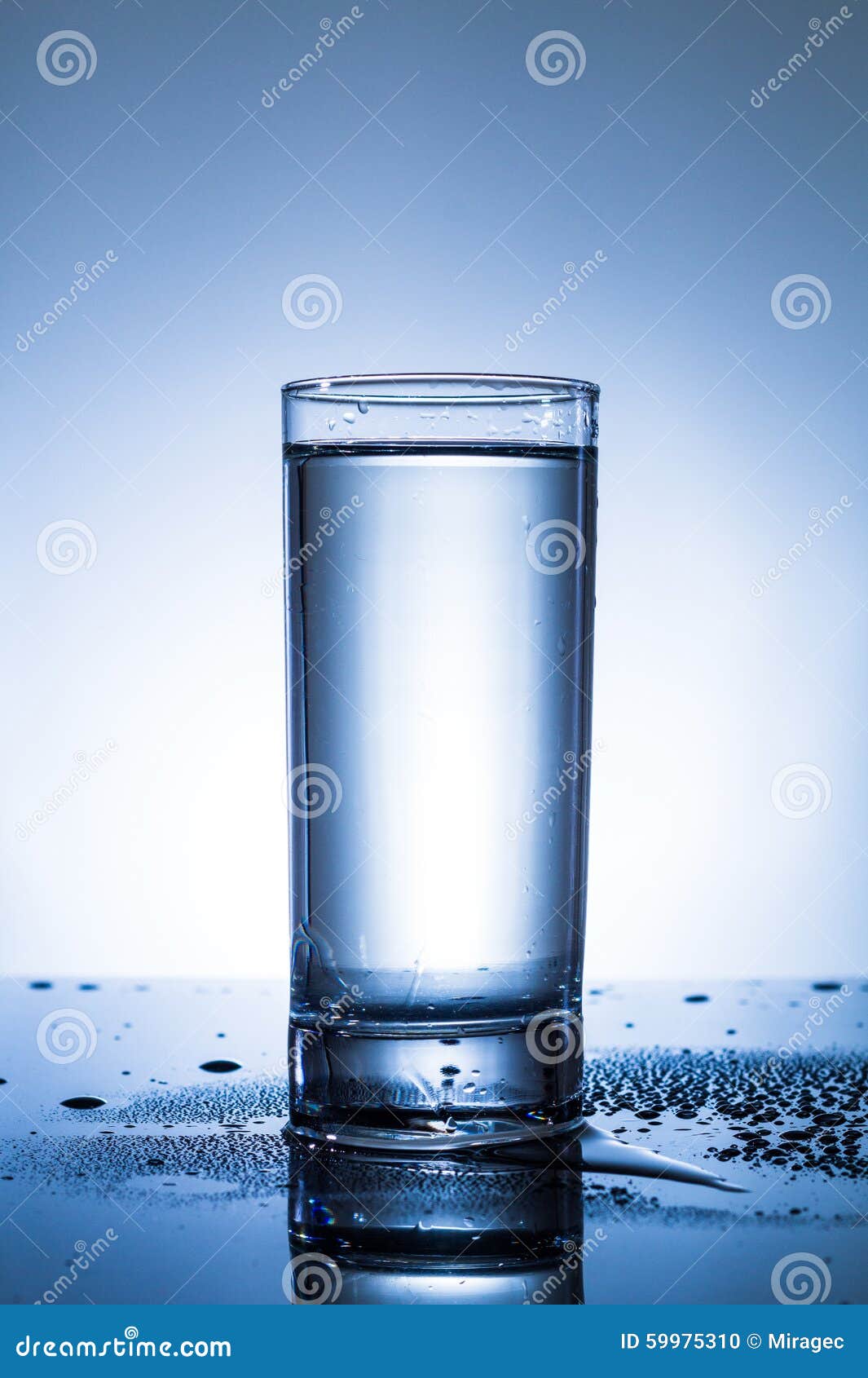 Glass of table-water stock photo. Image of refreshing - 59975310
