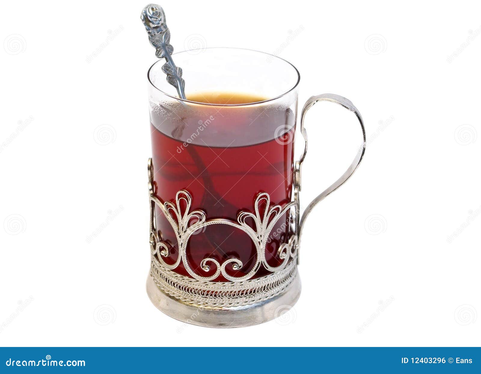Glass of tea stock photo. Image of ornament, supper, glass - 12403296