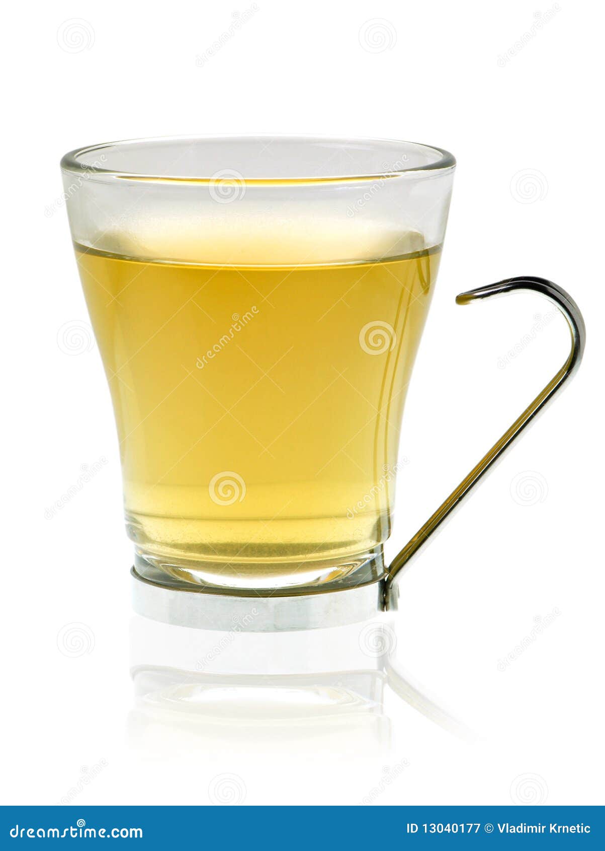 Glass with tea stock image. Image of brew, isolated, handle - 13040177