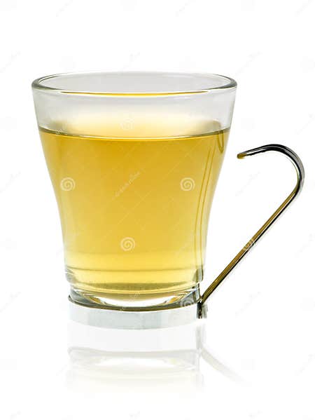 Glass with tea stock image. Image of brew, isolated, handle - 13040177