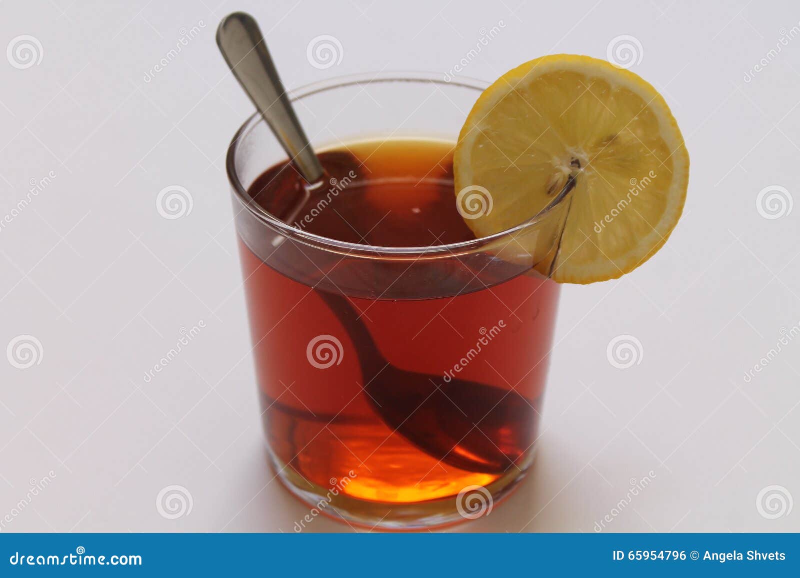 A glass of tea stock photo. Image of vitamins, lemon - 65954796