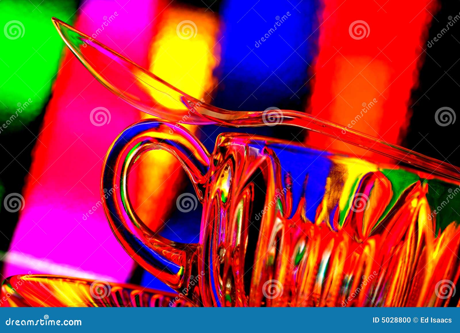 Glass Teacup Abstract stock photo. Image of cubes, beverage - 5028800