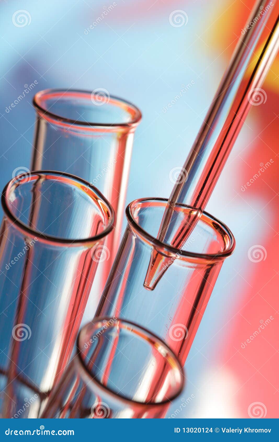 Glass test tubes stock photo. Image of medical, multicolor - 13020124