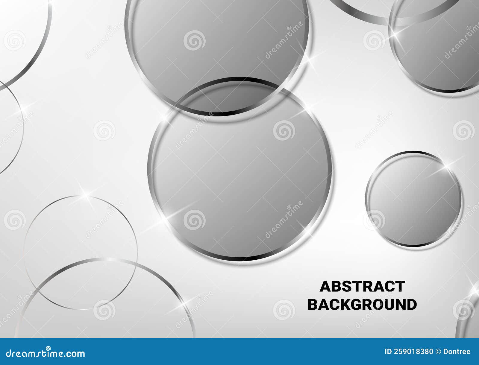 Circle glass overlap stock vector. Illustration of glossy - 259018380