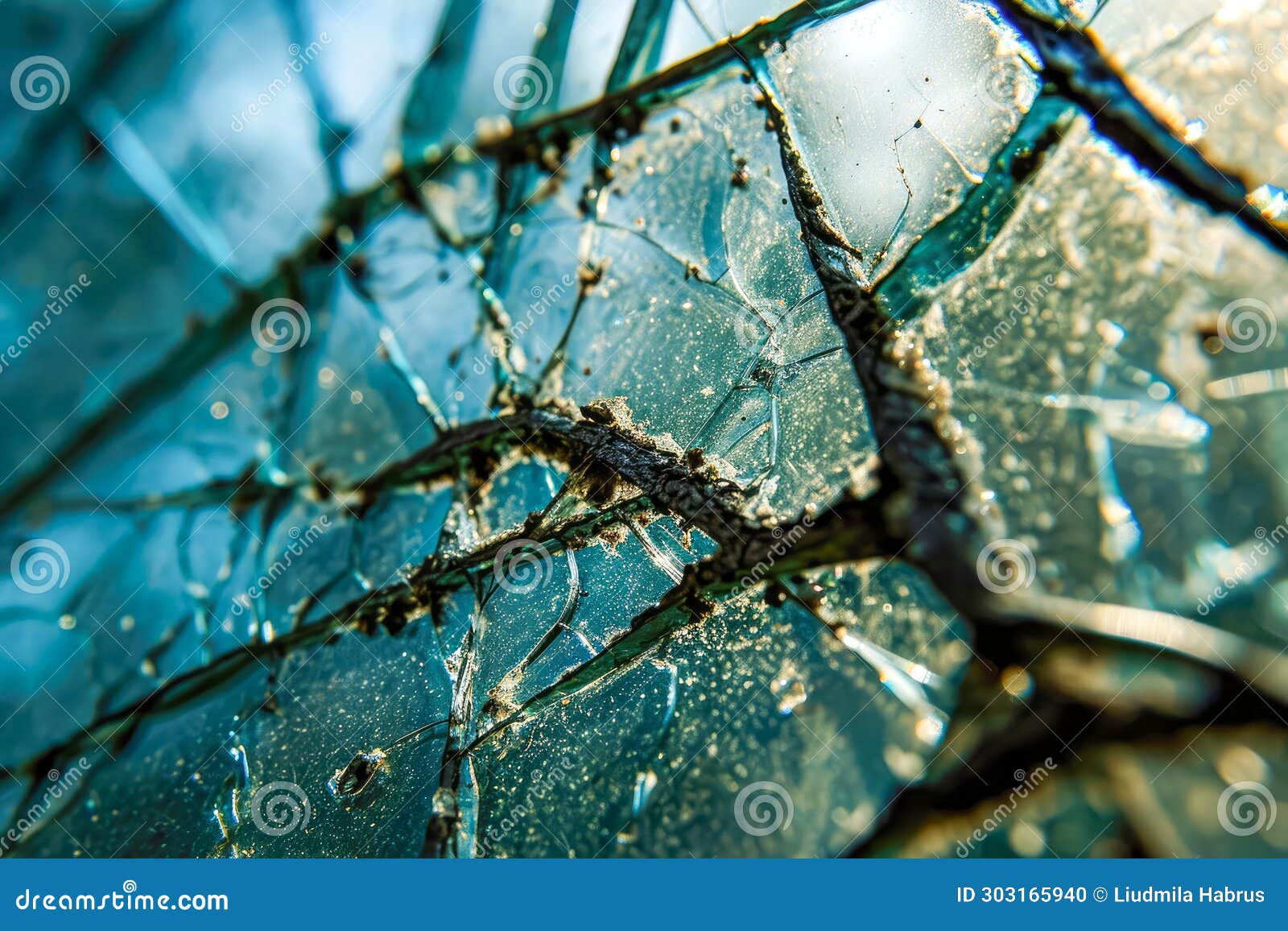 Glass Texture with Cracks and Smudges Stock Illustration - Illustration ...