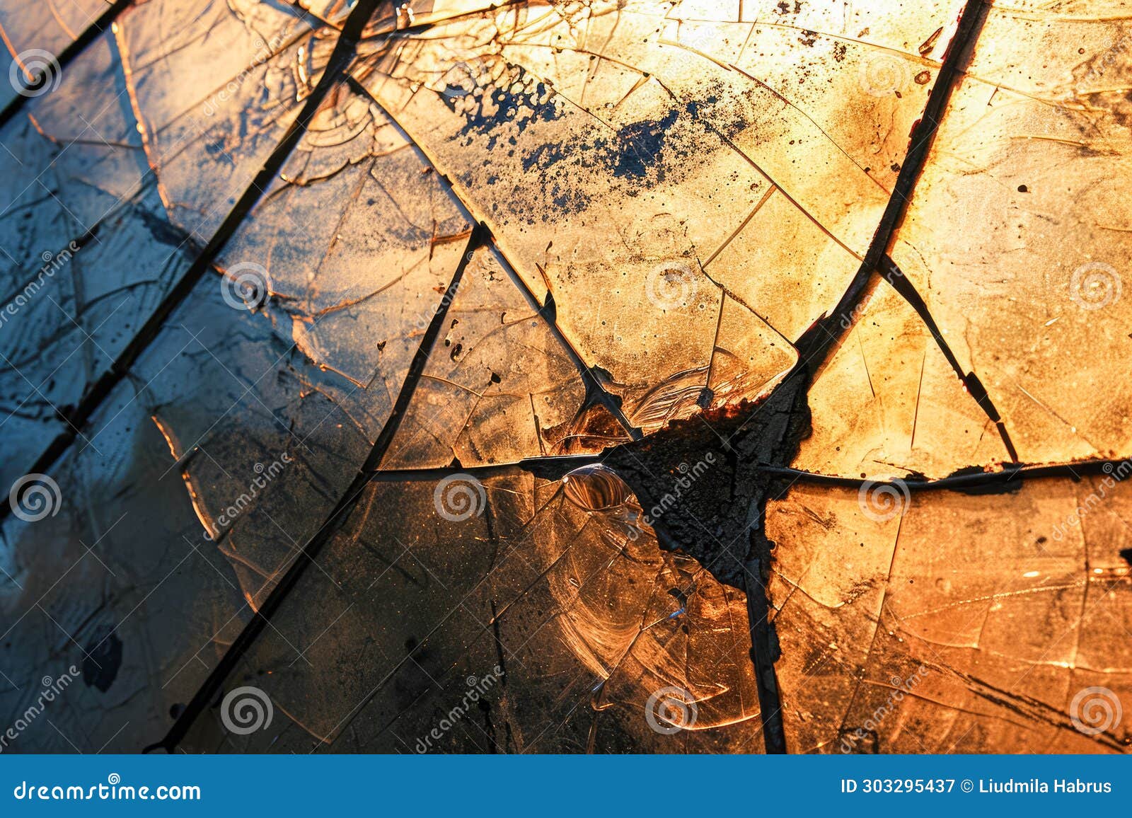 Glass Texture with Cracks and Smudges Stock Illustration - Illustration ...