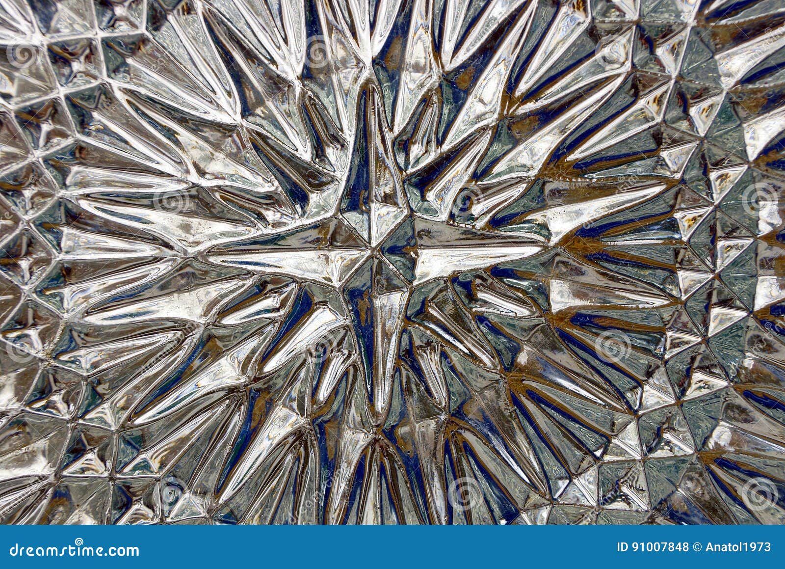 Glass Texture with a Pattern of Transparent Glassware Stock Photo ...