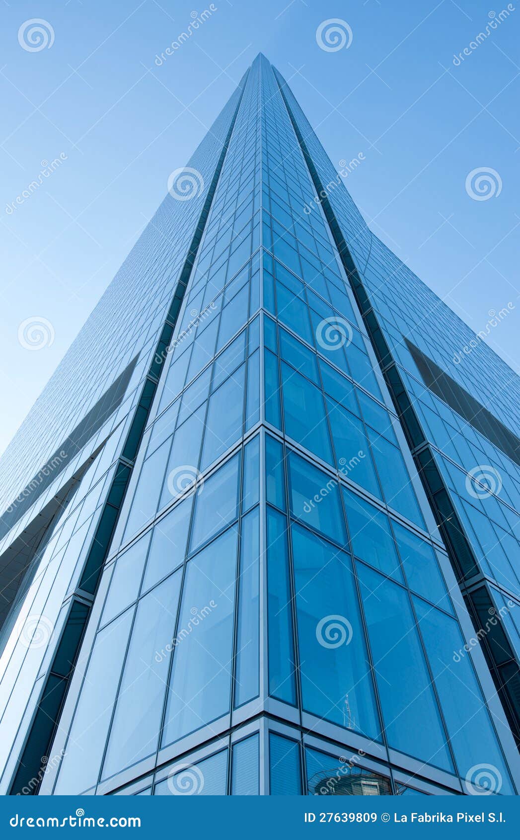 Glass tower stock image. Image of steel, district, reflection - 27639809
