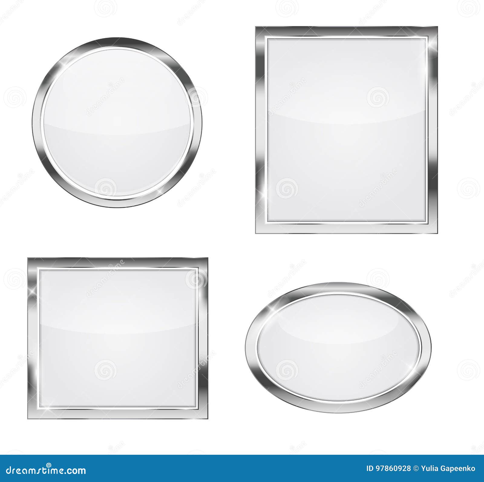 Glass Transparency Frame Vector Illustration Stock Vector ...