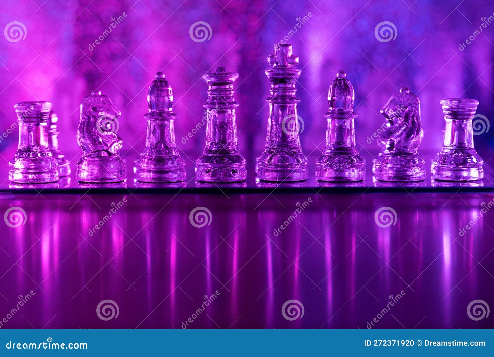 Glass Transparent Chess Background Stock Photo - Image of queen ...