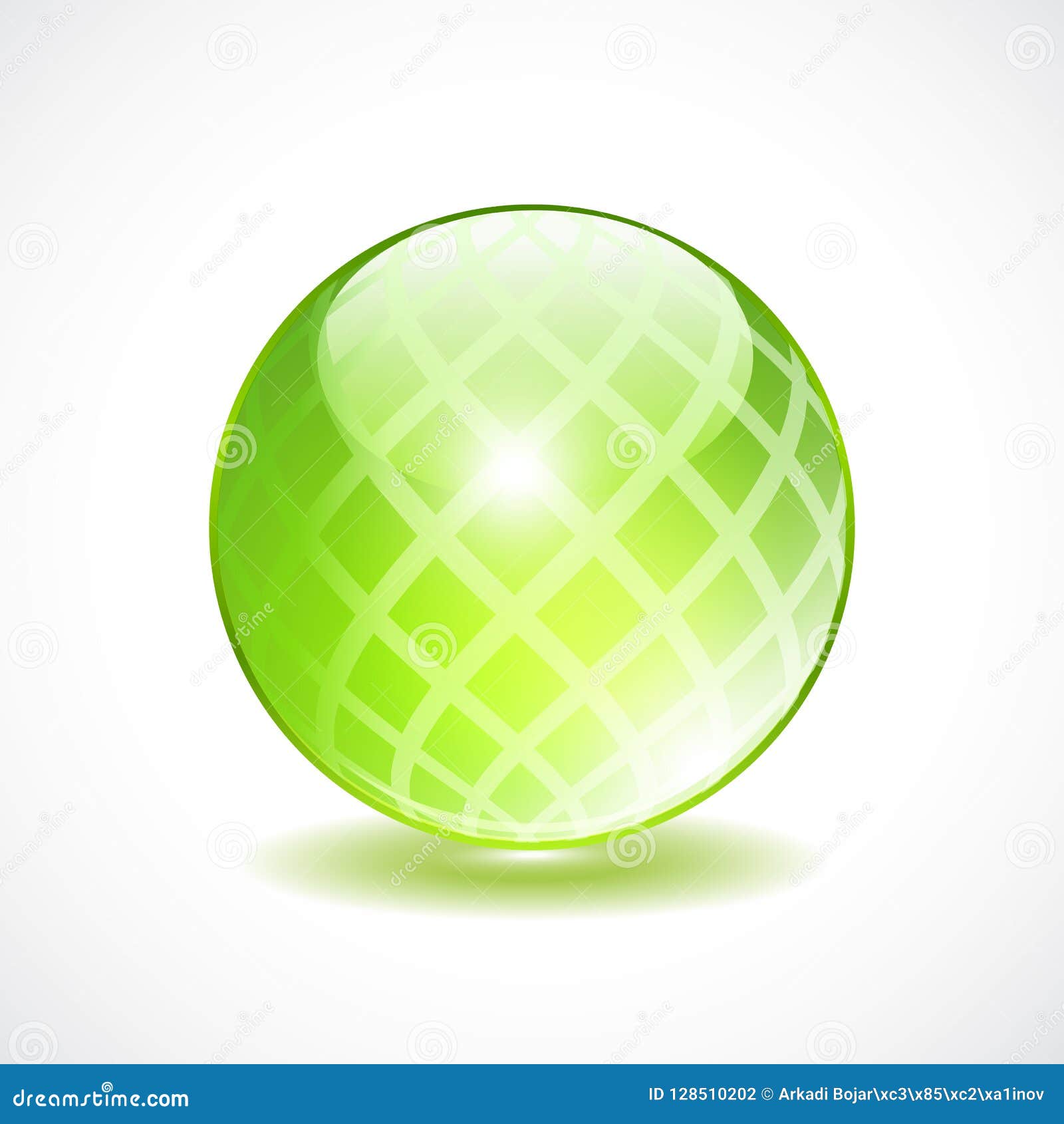 Glass vector orb icon stock vector. Illustration of ball - 128510202