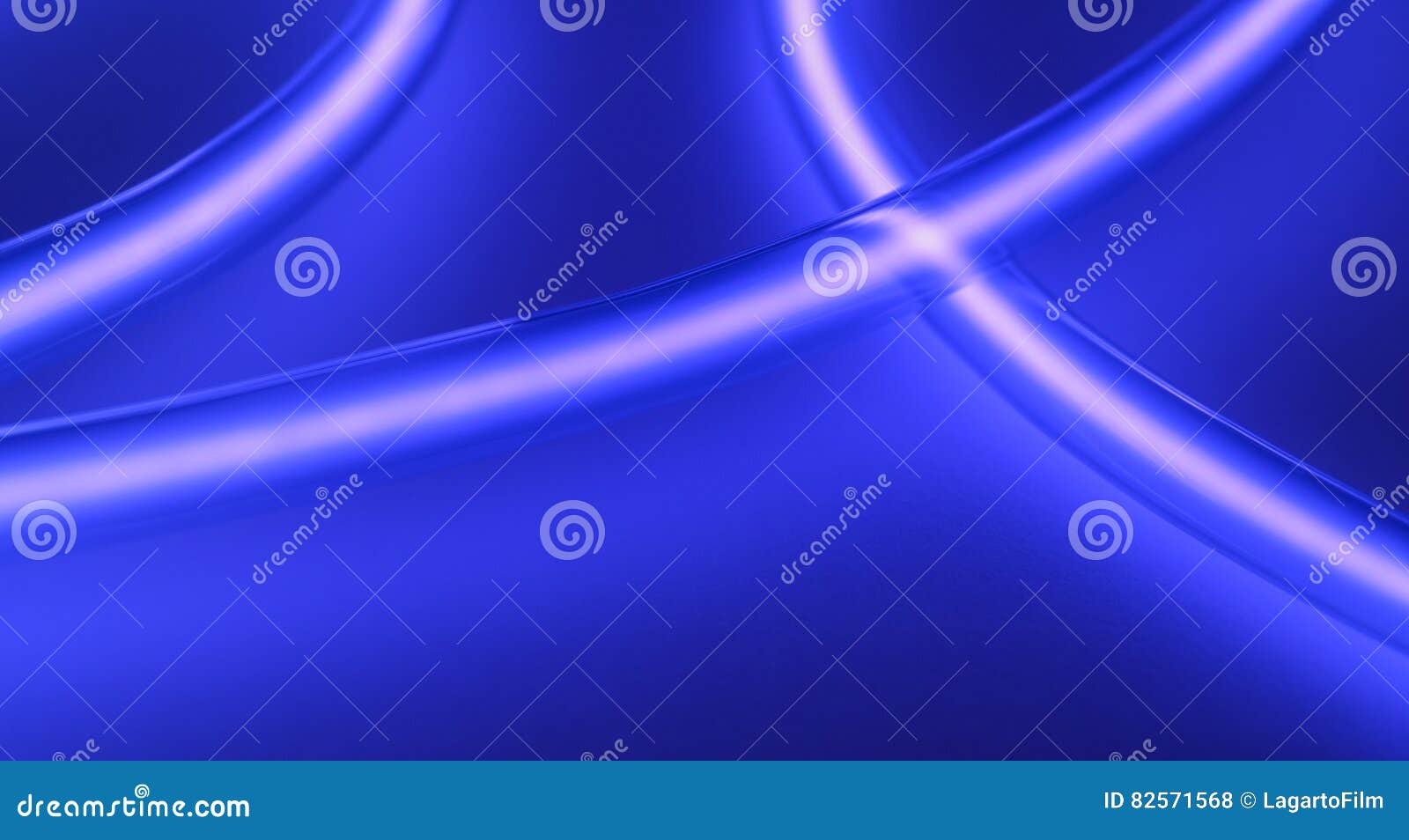 Glass Tube Neon Lighting Lights Creative Blue Concept Stock ...